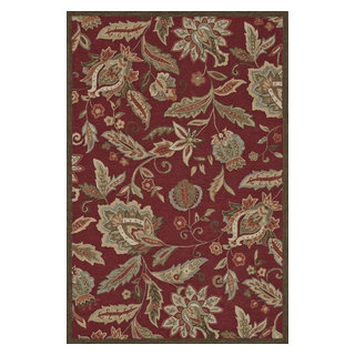 Loloi Summerton Collection Rug, Red, 2'-3" X 3'-9" - Traditional - Area ...