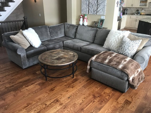 Area rug family room