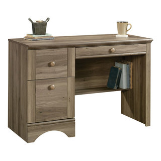 Traditional Desk, File Drawers & Keyboard Tray With Flip Down Front ...