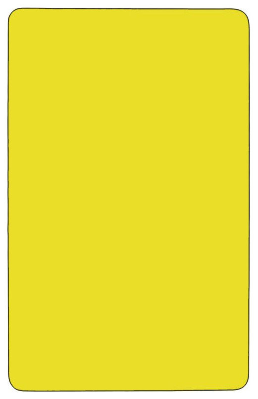 Mobile 30''W x 72''L Yellow HP Activity Table - Standard Height ...
