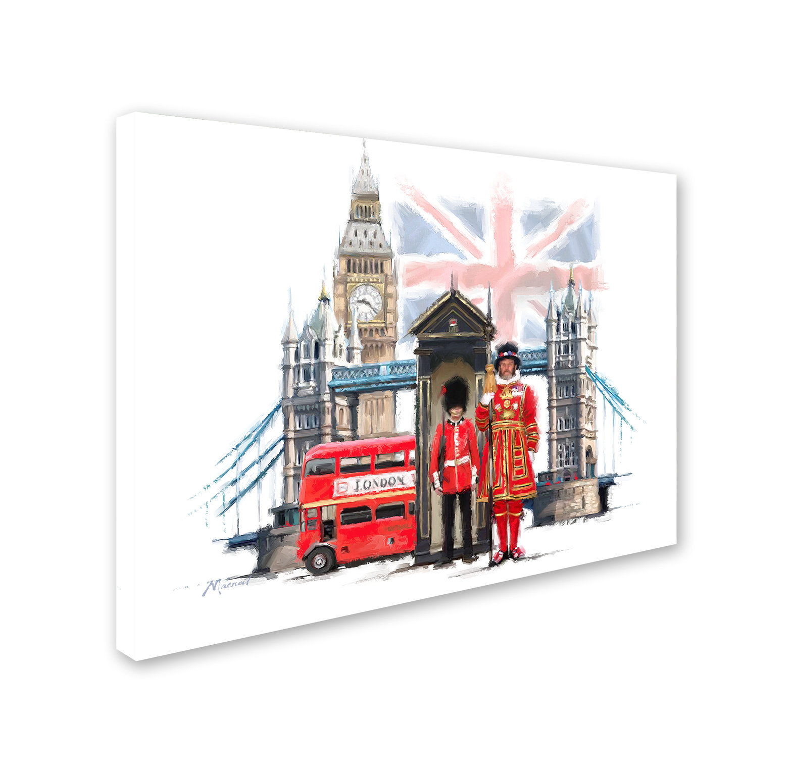 The Macneil Studio 'London' Canvas Art, 18"x 24" - Traditional - Prints ...