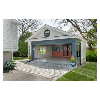 Sleek Function | Garage Rebuild | Belmont, MA - Modern - Garage ...