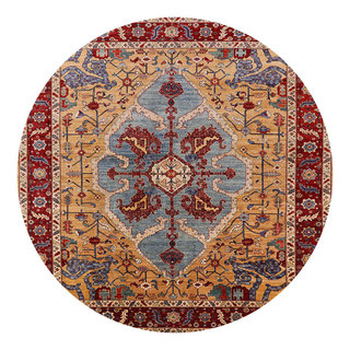 Ahgly Company Indoor Rectangle Mid-Century Modern Area Rugs, 5' x 7', 4 ...