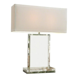 Crystal Slab Lamp - Contemporary - Table Lamps - by HedgeApple | Houzz