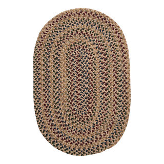 Twilight Variegated/Multi Indoor Rug Rustic Farmhouse Wool TL20, 8'x11 ...