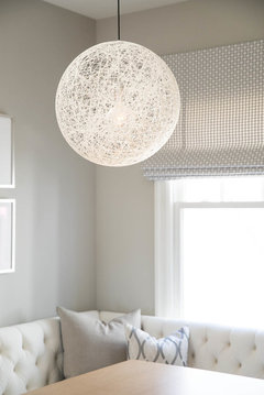 Recessed lighting or chandelier over table in kitchen?