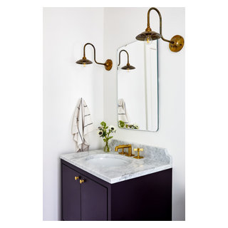 Georgetown Modern Victorian - Transitional - Powder Room - DC Metro ...