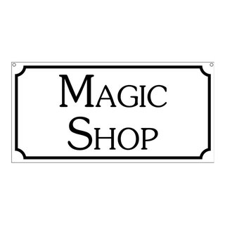 Magic Shop, Aluminum Carnival Fair Park Man Cave Game Room Sign, 6"x12 ...