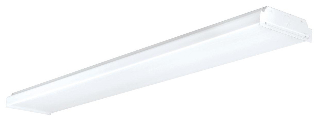 LED Wrap 2 Light Flush Mount, White - Transitional - Flush-mount ...