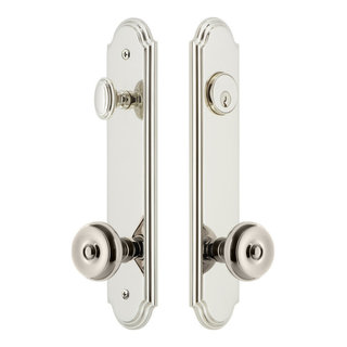 Arc Tall Plate Complete Entry Set, Bouton Knob, 2.375" Backset ...