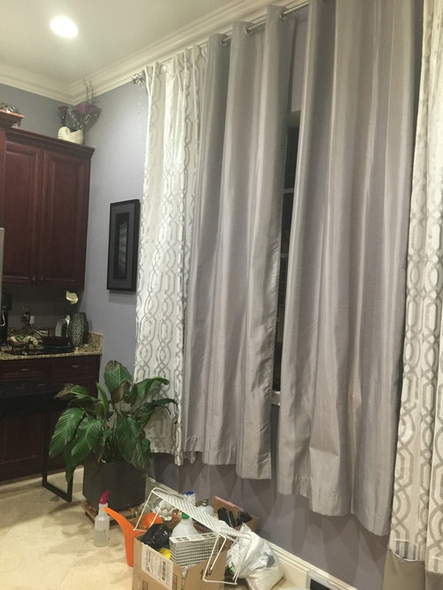 What to do with long window wall in kitchen?