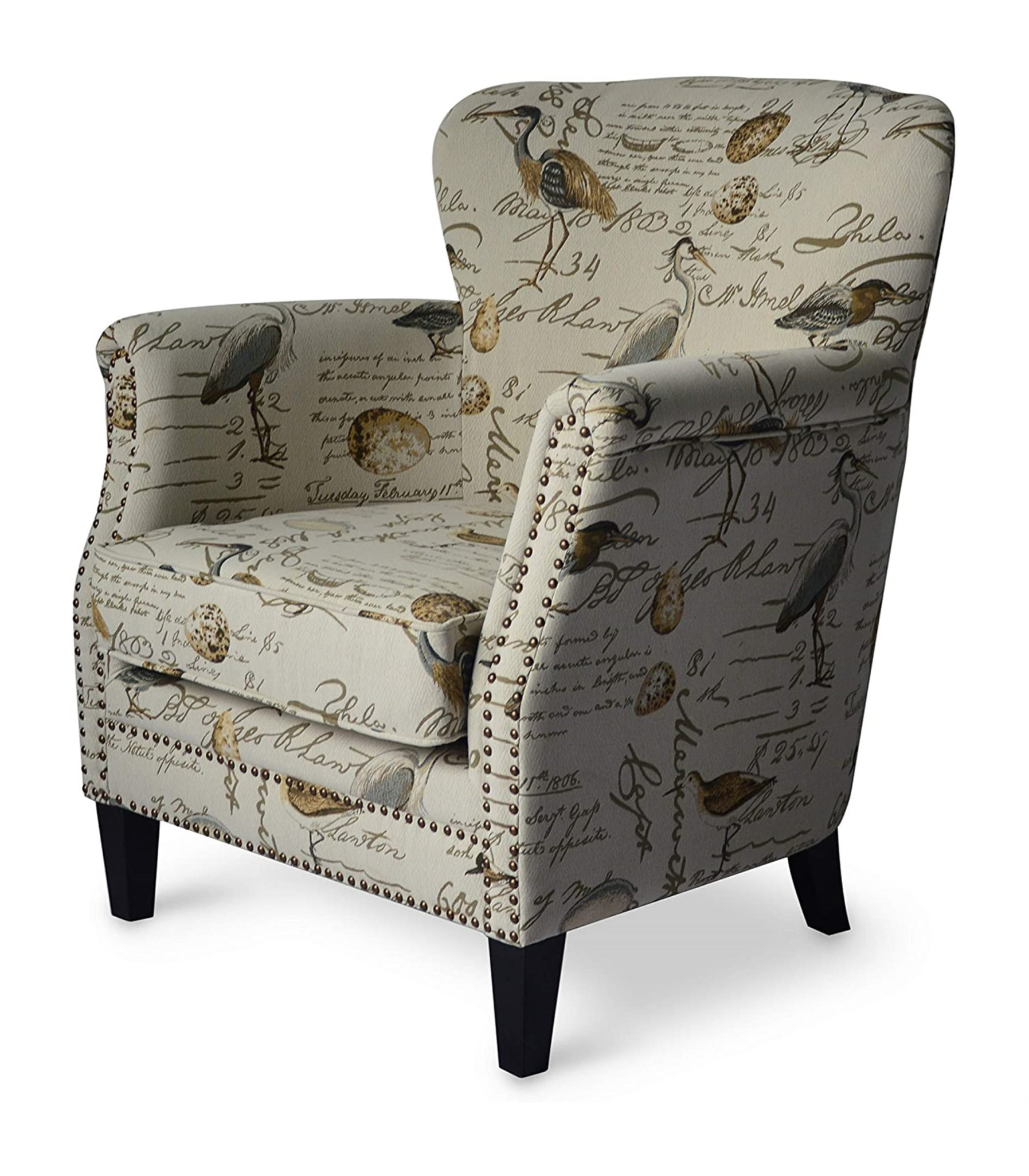 Jofran Phoebe Cream Accent Chair (Set of 2) - Contemporary - Armchairs ...