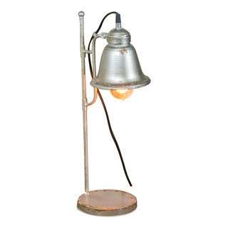 Metal Lamp, Galvanized, 6.75", 6.75 - Industrial - Table Lamps - by VIP ...