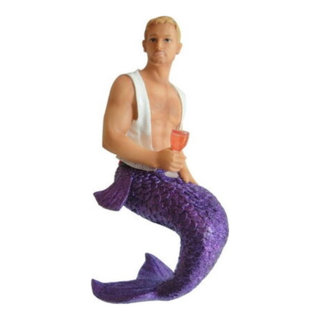 December Diamonds Mermen Figurine - Frisco Glitter - Contemporary ...
