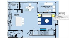 14x14 Living room layout