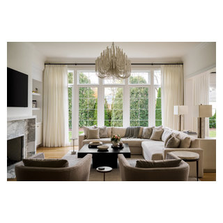 Glenview Family Home - Transitional - Living Room - Chicago - by London ...