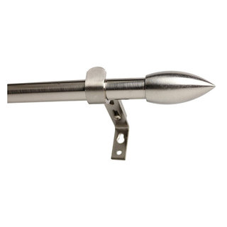 Adjustable Bullet Drapery Rod, 48"-84" - Transitional - Curtain Rods ...