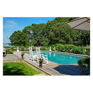 French Grey Pebble Sheen w/ Rainbow Tile - Boston - by Atlantic Pool ...