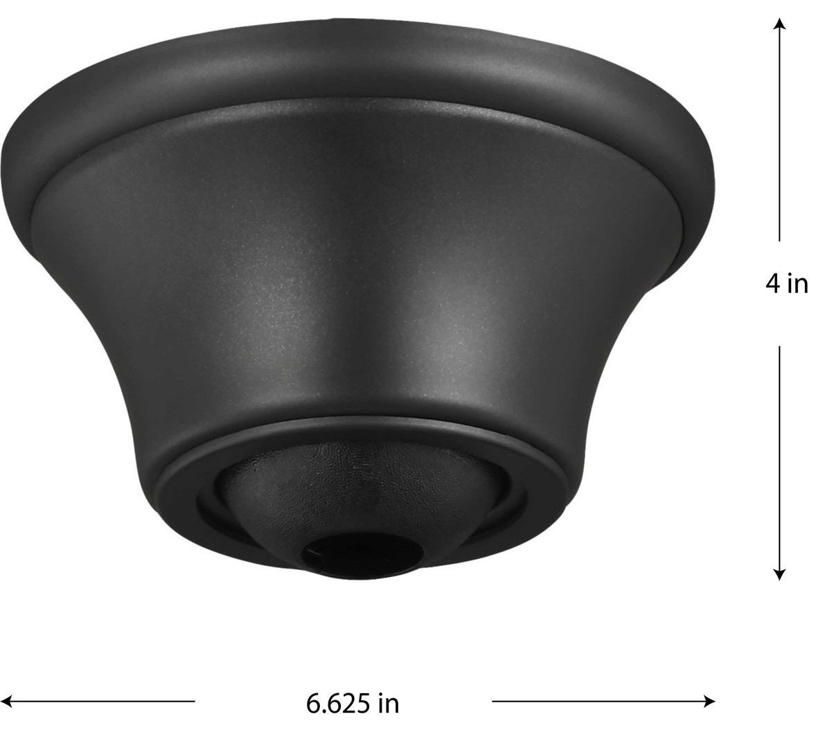Accessory Ceiling Fan Canopy Graphite, 6.625 in x 6.625 in x 4 in ...