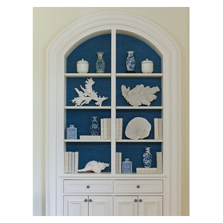 White - Beach Style - Family Room - Miami - by Jennifer Elmore Interior ...