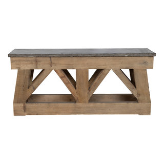 Greystone Farm Console Table 72" - Rustic - Console Tables - by Design ...