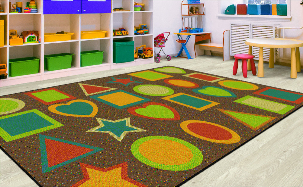 Flagship Carpets VA303-44A 7'6"X12' All Kinds of Shapes Muted ...