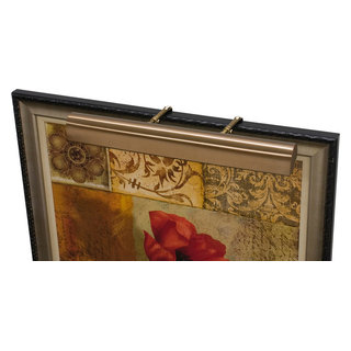 Traditional 24" Statuary Bronze CA Compliant Picture Light, Statuary ...