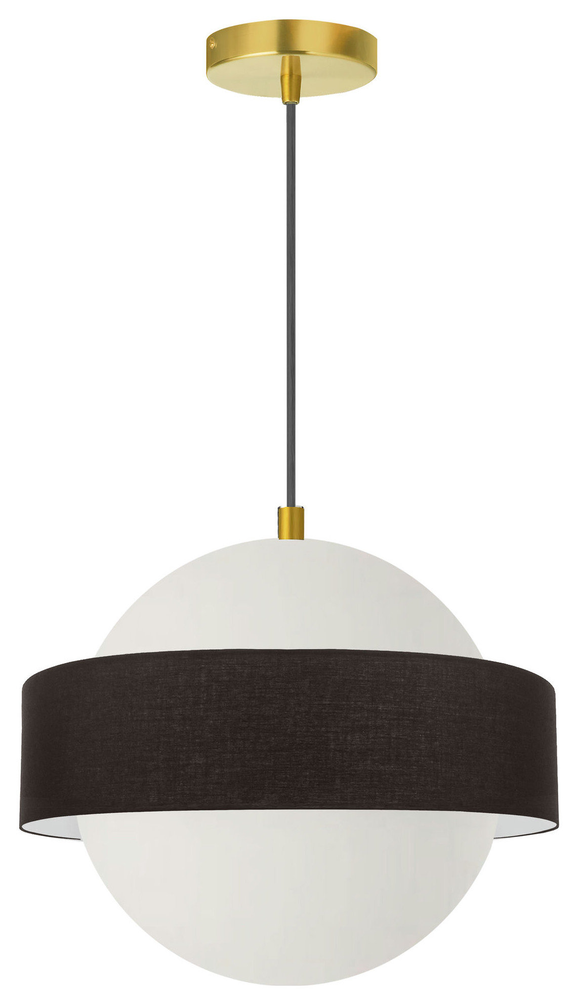 Atomic 30W Pendant, Aged Brass with White Shade , AMC-1330LEDP-AGB-797 ...