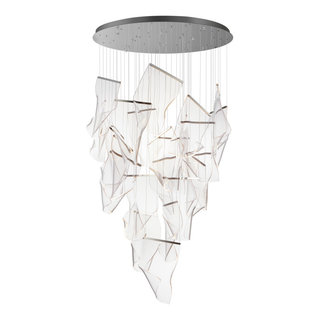 Rinkle LED Pendant, Polished Chrome - Modern - Pendant Lighting - by ...