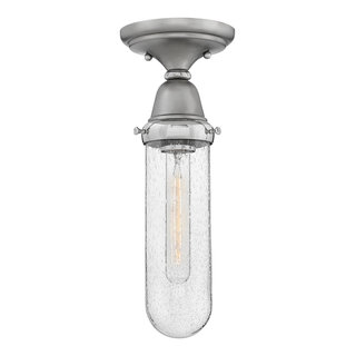 Hinkley Academy Foyer Beaker Glass Flush Mount - Industrial - Flush ...