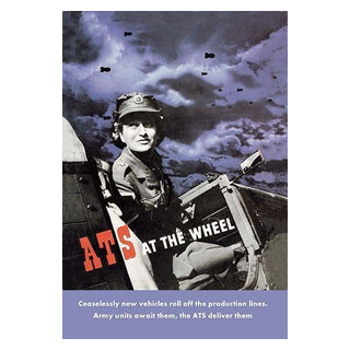 ATS at the Wheel, 20" x 30" - Traditional - Prints And Posters - by ...