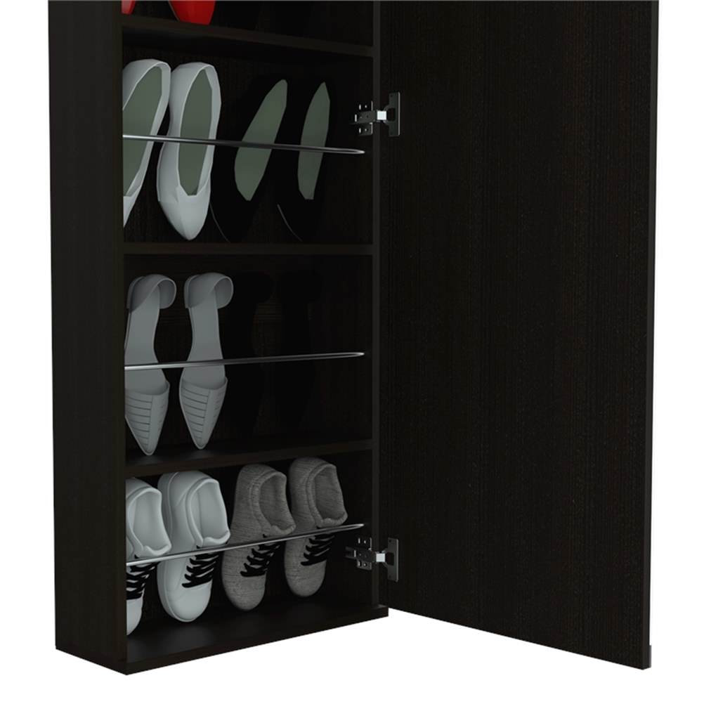 Home Square 2-Piece Set with Shoe Rack with Mirror and 5 Drawer Dresser ...