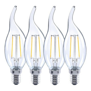 25W Equivalent Warm White Ca10 Shatter-Resistant Led, Set of 4 ...