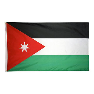 Jordan, 3'x5' Nylon Flag - Traditional - Flags And Flagpoles - by FlagLine | Houzz