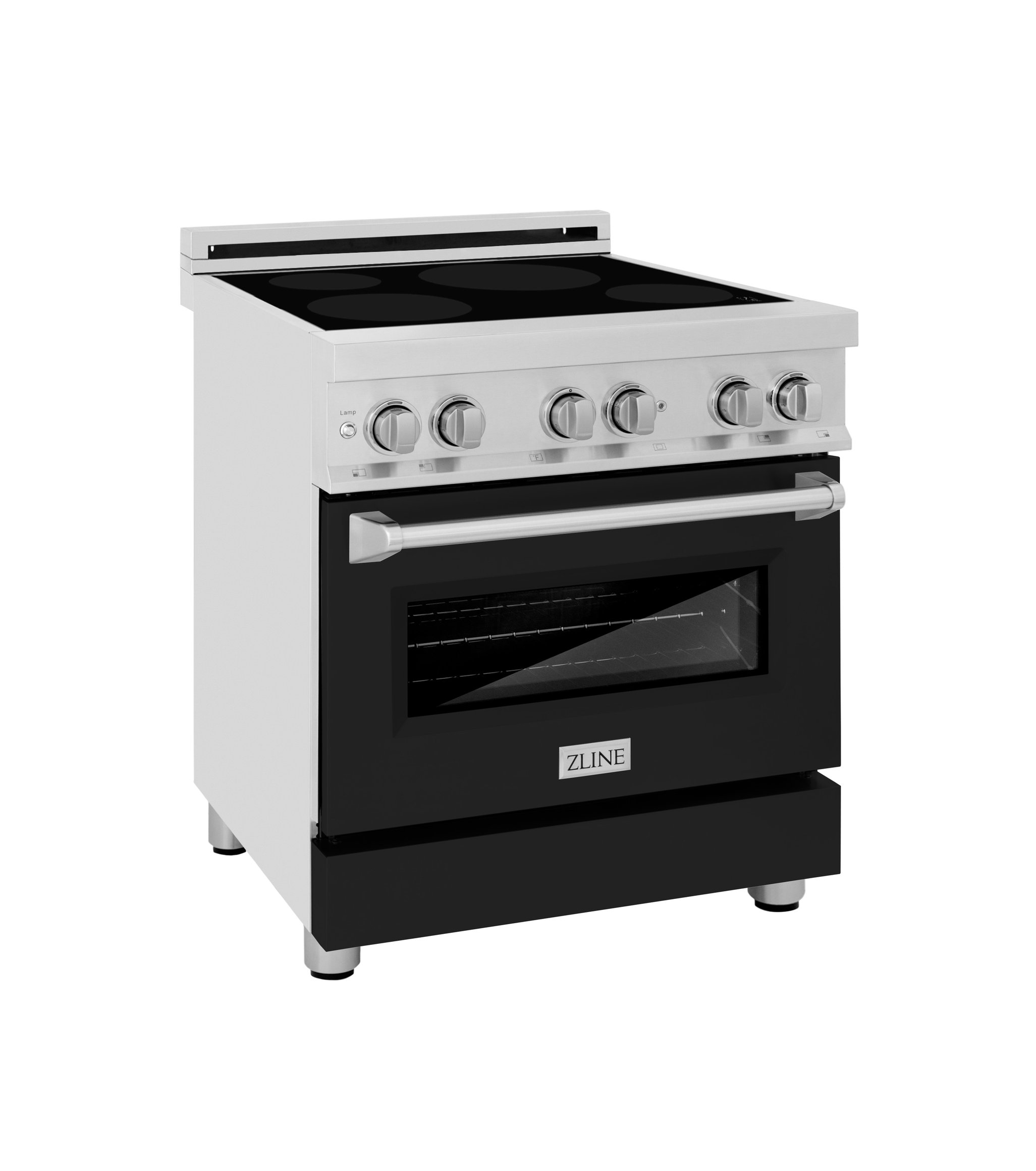 ZLINE 30 Induction Range, Stainless Steel With a Black Matte Door RAIND ...