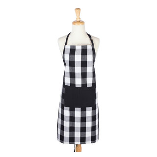 DII Black Buffalo Check Chef Apron - Rustic - Aprons - by Design ...