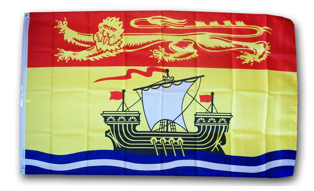 New Brunswick, 3'x5' Polyester Flag - Traditional - Flags And Flagpoles ...