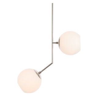 Elegant Lighting LD8051D8 Ryland 2 Light 21"W Multi Light Pendant ...