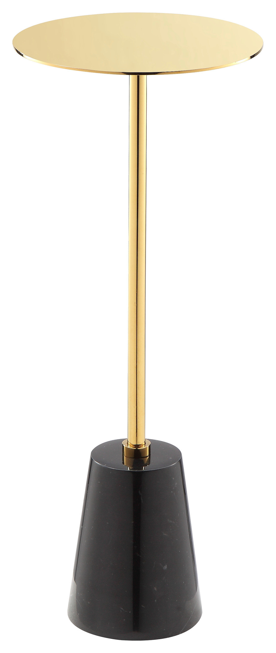 Gold Winston Side Table - Contemporary - Side Tables And End Tables ...