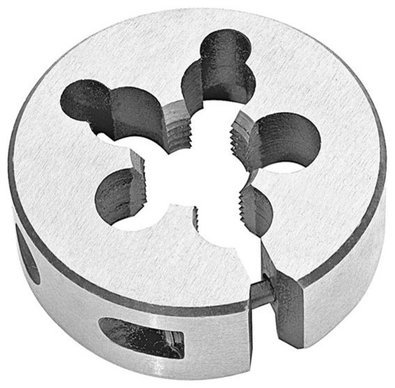 HSS Round Adjustable Die, #6-36 - Contemporary - Power Tools - by Drill ...