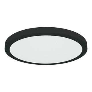 ModPLUS LED Flush Mount, Black - Modern - Flush-mount Ceiling Lighting ...