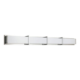 Dainolite VLD-415 Winston 4 Light 46"W LED Bathroom Vanity Light ...