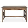 McGovern 2-Drawer Wood Desk, Natural 47x23.5x29.5 - Farmhouse - Desks ...
