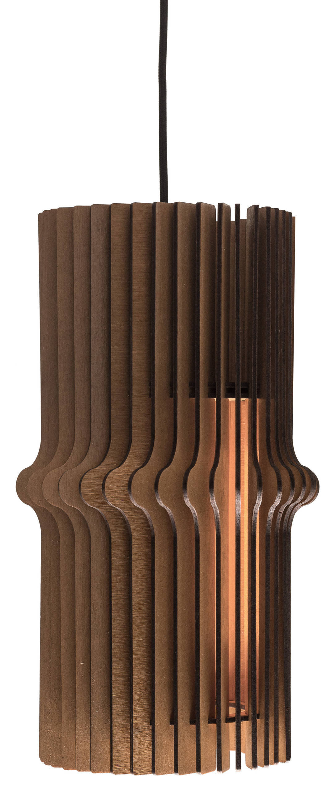 Nawkaw 1-light pendant 9" diameter Modern smooth wood finish ...