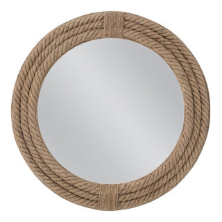 Mayflower Wall Mirror Rope - Beach Style - Wall Mirrors - by Bassett ...