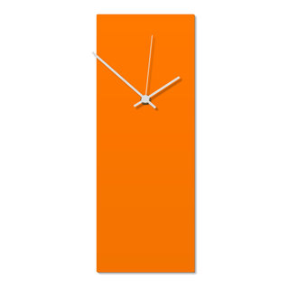 Contemporary Clock 'Orangeout White Clock' Artisan-Made Orange Kitchen ...
