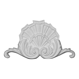 6 1/2"Wx3 5/8"Hx3/4"P Modern Shell Onlay - Victorian - Onlays And ...