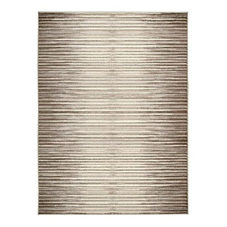 Nourison Studio Mocha Area Rug, 7'10"x10'6", 7'10"x10'6" - Contemporary ...