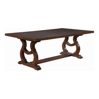 Brockway 104" Extension Leaf Dining Table Antique Java - Dining Tables - by Gunel | Houzz