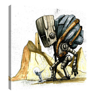 Epic Graffiti "Ink Bot 2.0" Giclee Canvas Wall Art, 18"x18 ...